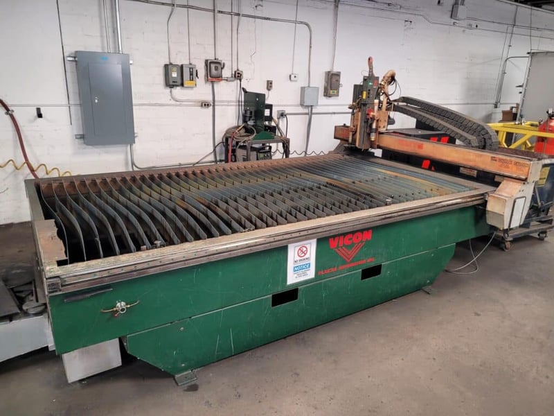 Vicon #Elite, plasma cutter with Hypertherm 130XD, 5' x 10' table, dual ...