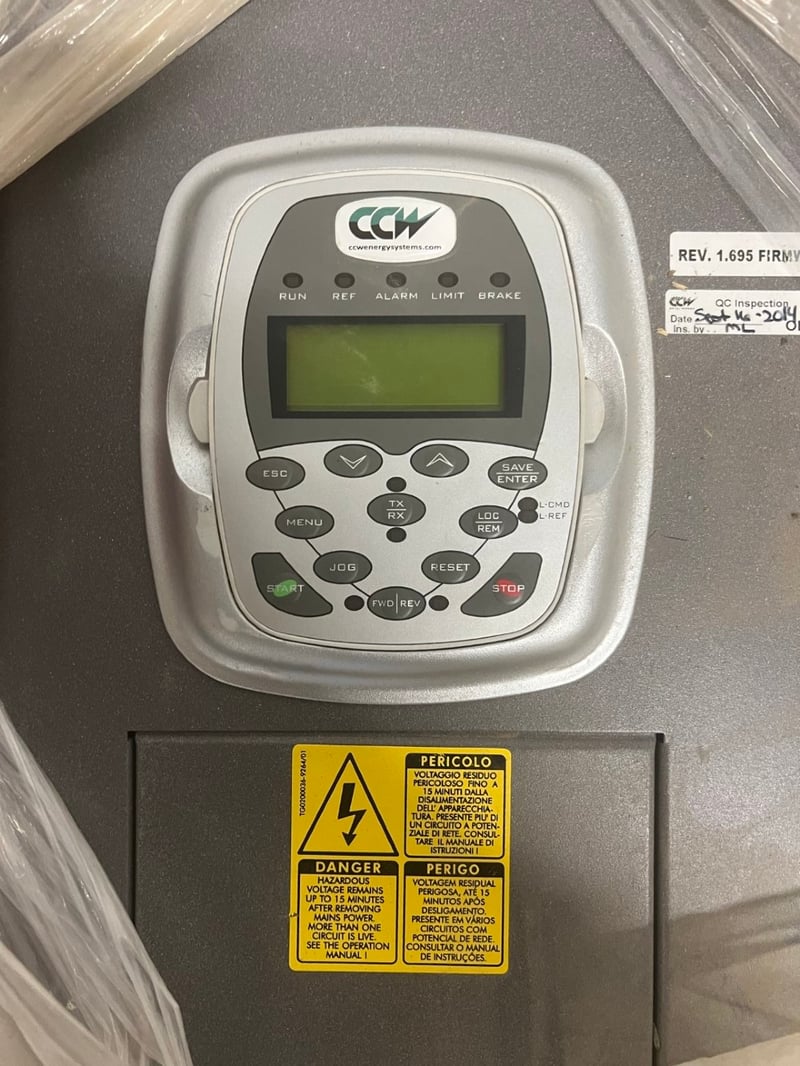 350 HP CT 460V CCW Santerno VFD lightly used and tested For Sale ...