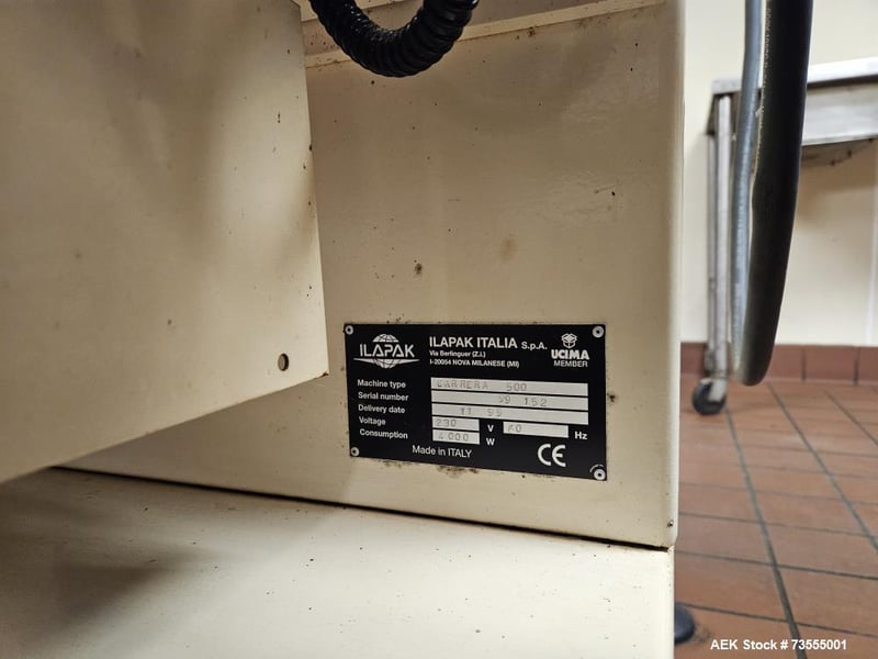 Ilapak #Carrera-500M, Auto Horiz Flow Wrapper, 20-100 PPM, 10" Seal Jaw ...