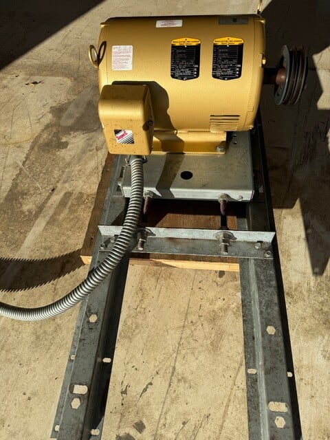 15 HP 1765 RPM Baldor Reliance Super E EM2513T, Frame 254T, OPSB, 230/ ...