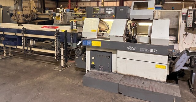 Star #SR-32, Swiss Type Automatic Screw Machine, 1.25" spindle hole ...