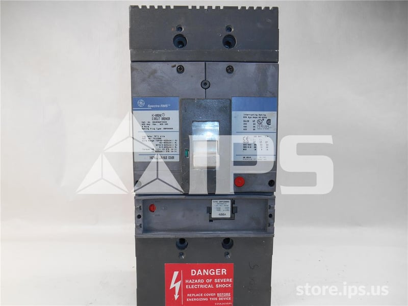 GE Spectra Sgh Mccb High Break 400at, Inst. 1210-4080, Rms1 Lsi for ...