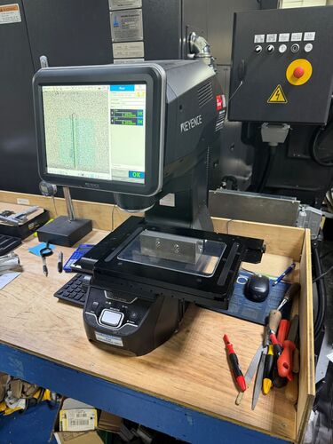 Keyence #LM-1100, high accuracy image dimension measurement system For ...