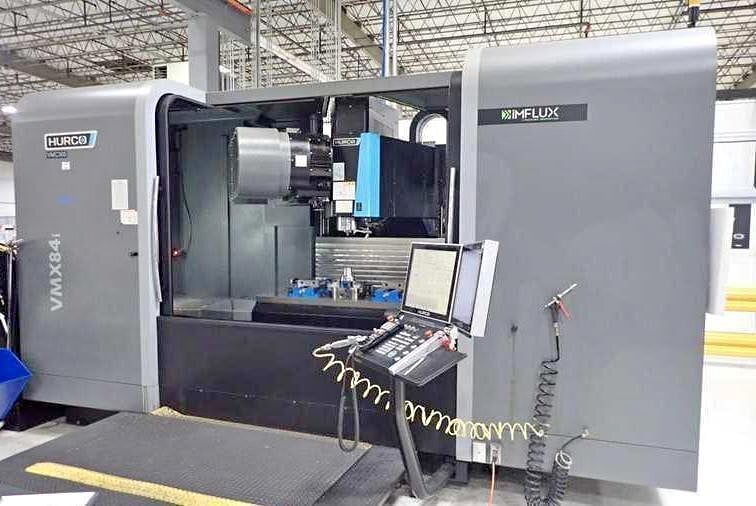 Hurco #VMX84I, CNC Vertical Machining Center, 4-Axis, 84" X, 34" Y, 30 ...