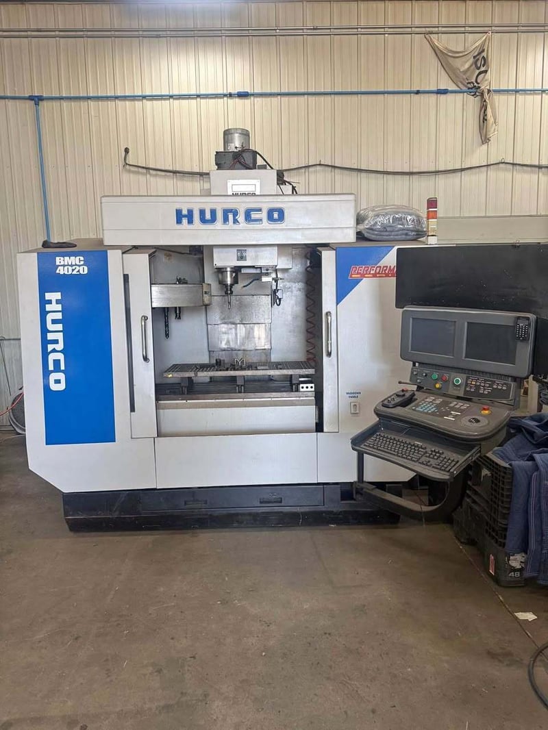 Hurco #BMC-4020, CNC Vertical Machining Center, 3-Axis, 40" X, 20" Y ...