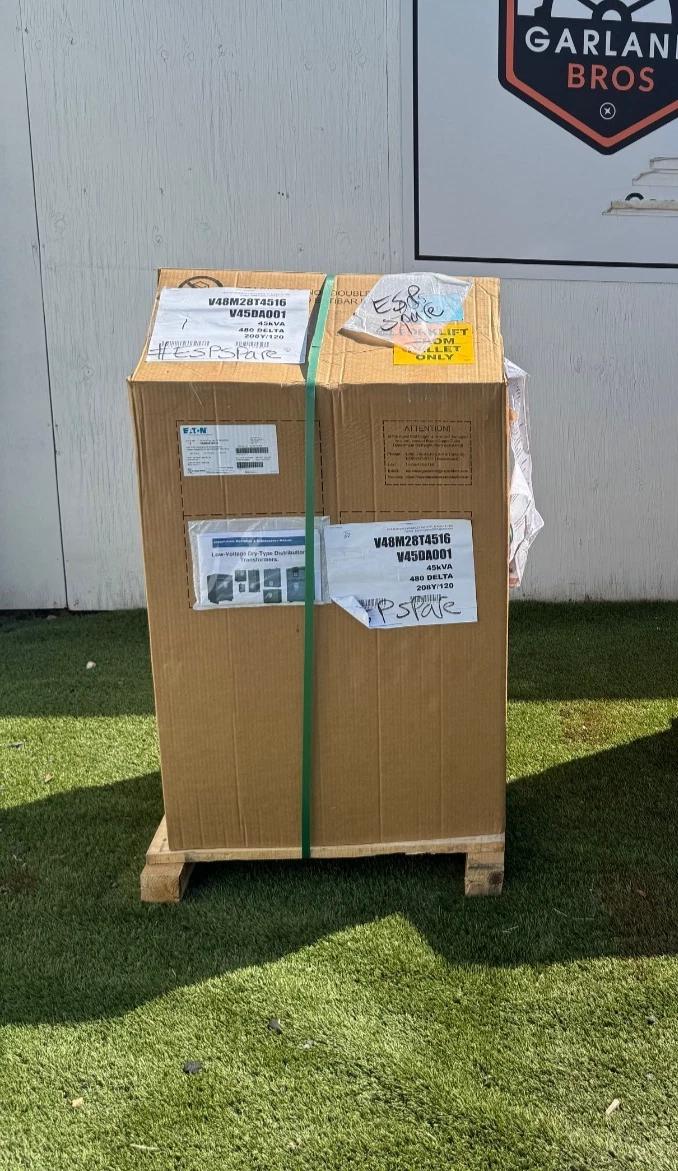 45 KVA 480 Delta Primary, 208Y/120 Secondary, Eaton V48M28T4516 ...