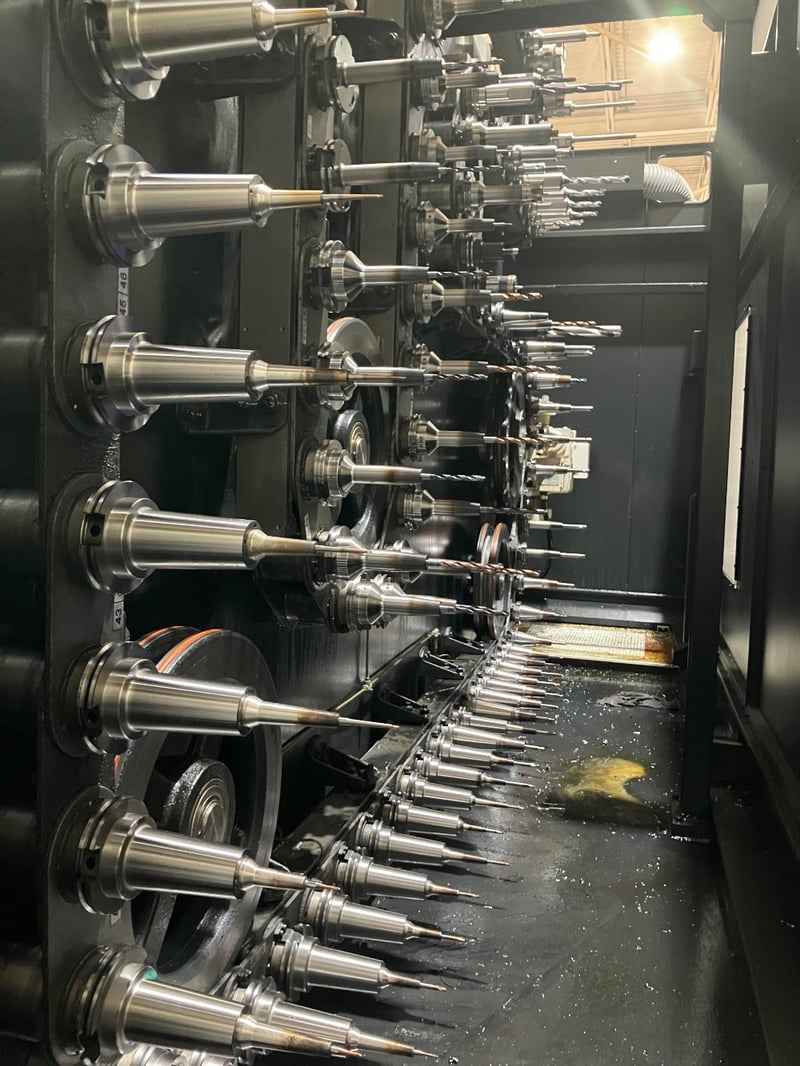 Mazak #Vortex-E-1060, 5 Axis Horizontal Machining Center, Dual 39" x 39 ...