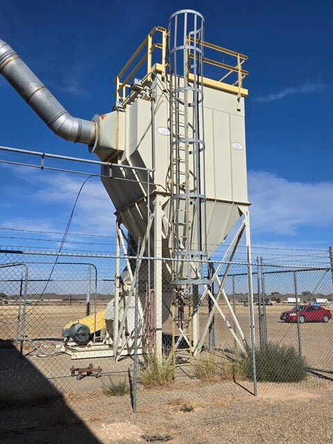 18000 cfm Mac Process #96LST144, Baghouse Dust Collector, 1807 sq.ft ...