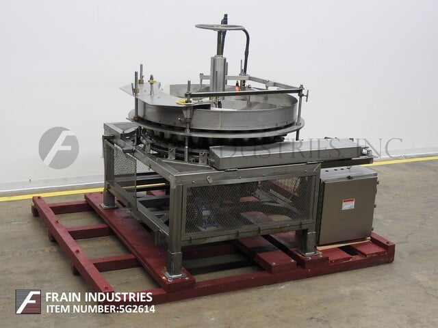 FMC #30PKT, 30 pocket continuous motion volumetric can filler, 100-350 ...