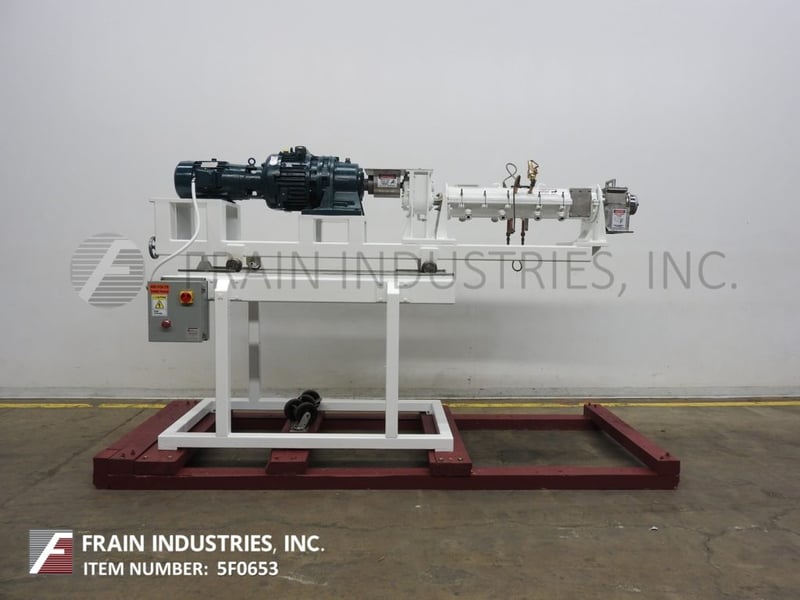 Readco, twin shaft, jacketed, continuous mixer /processor, bolt down ...