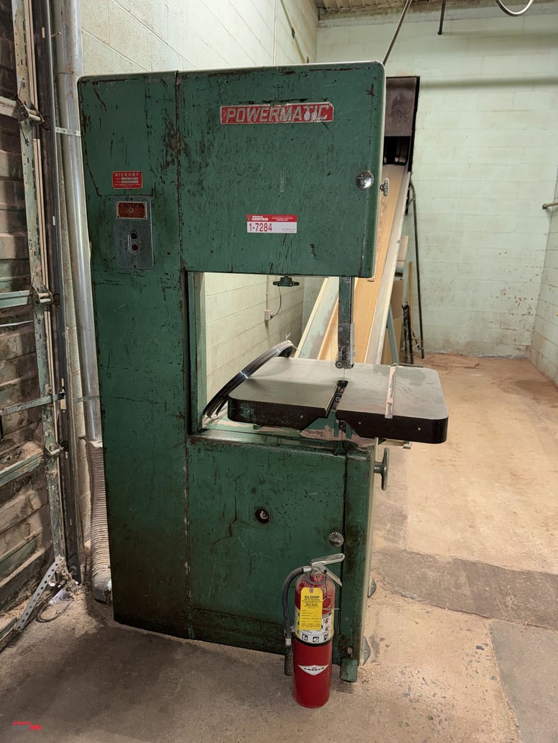 20" Powermatic, vertical band saw, 20" x 24" table For Sale | Surplus ...