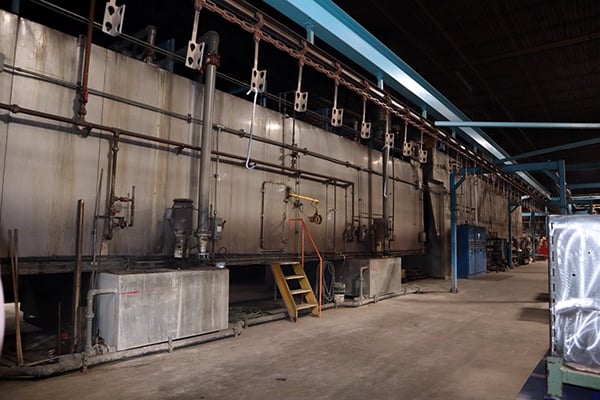 large 3 stage stainless steel powder coating syste For Sale | Surplus ...