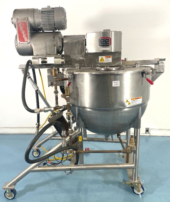 100 gallon Lee #100D9MT, Stainless Steel double motion jacketed mix ...