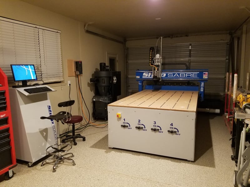 Shopsabre Pro 408, CNC Router, 5' x8', Only 58 Hours, 2018 For Sale ...