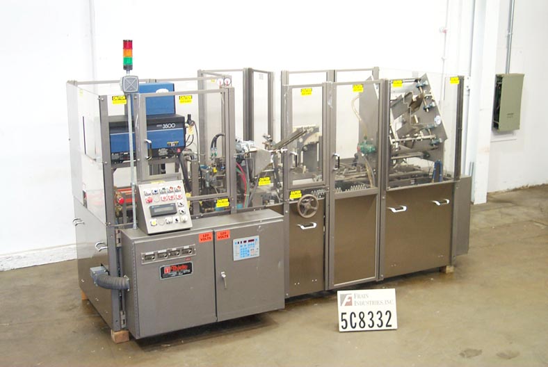 Thiele Auto Trayer, automatic, intermittent motion, tray erector, end ...