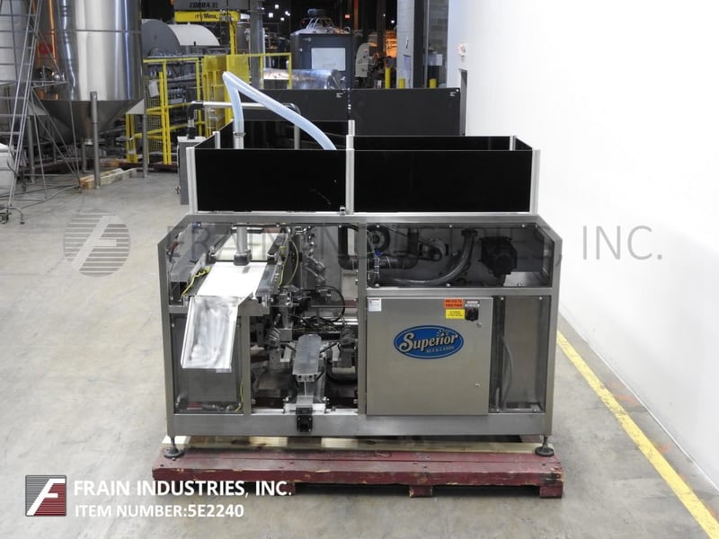 Fallas #JR-VAC-CE, automatic, top load, robotic, case erector/packer ... Fallas #JR-VAC-CE, automatic, top load, robotic, case erector/packer ...