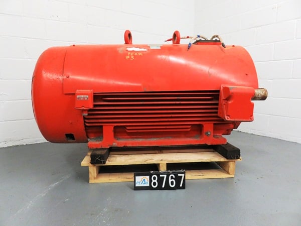 400 HP 1780 RPM Toshiba, Frame 355LL, TEFC, rebuilt, 4160 Volts for ...