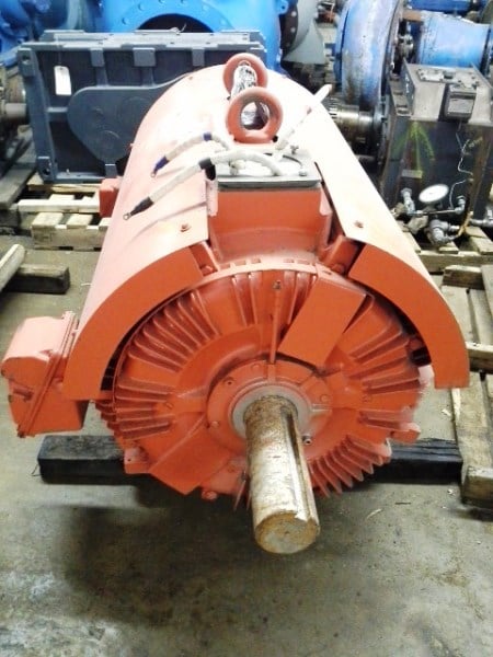 400 HP 1780 RPM Toshiba, Frame 355LL, TEFC, rebuilt, 4160 Volts for ...