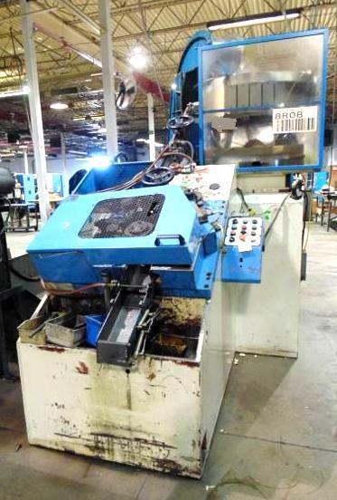 Saspi #RV-8, planetary thread roller, Livonia magnetics conveyor, 150 ...