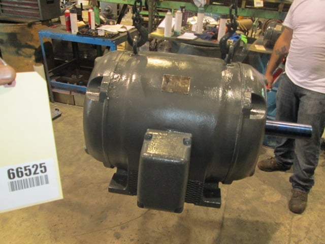 200 HP 1200 RPM General Dynamics, Frame 445U, ODP, rebuilt, 460 Volts ...