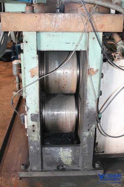 Strilich #380, 3 stand 2 hi cold reducing mill, 12" roll diameter, 8 ...
