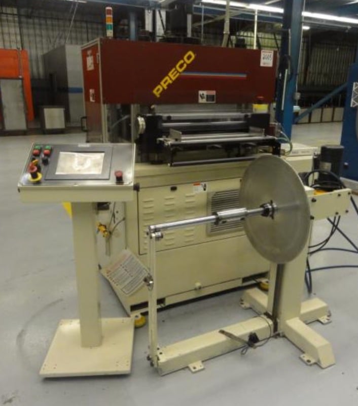 60 Ton, Preco #2024P601, hydraulic, 20" x 24" bed, infeed & exit rolls ...