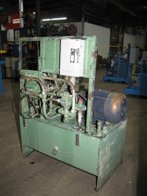 7.5 HP Vickers, double vane pump, 21 gpm to 500 psi, 5 gpm to 2000 psi ...