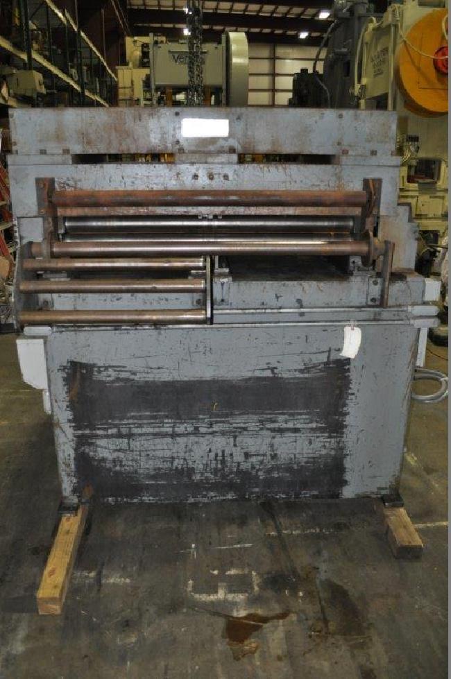 48" x .075" Jaybird #PS7-4805S, 7-roll straightener, entry & exit pinch ...