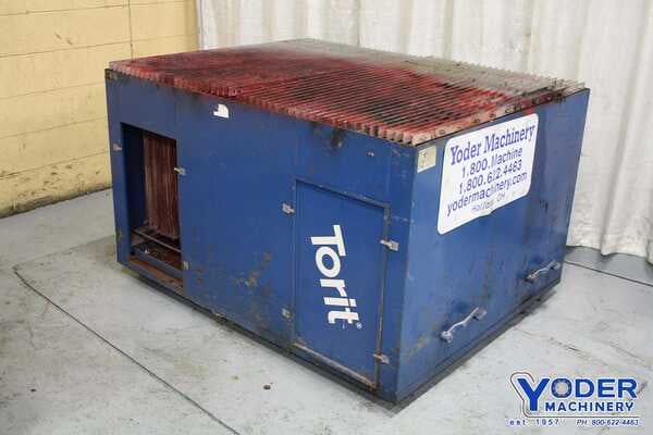 Torit #45, 60" x 48" downdraft table, filter bags, foot shaker pedal ...