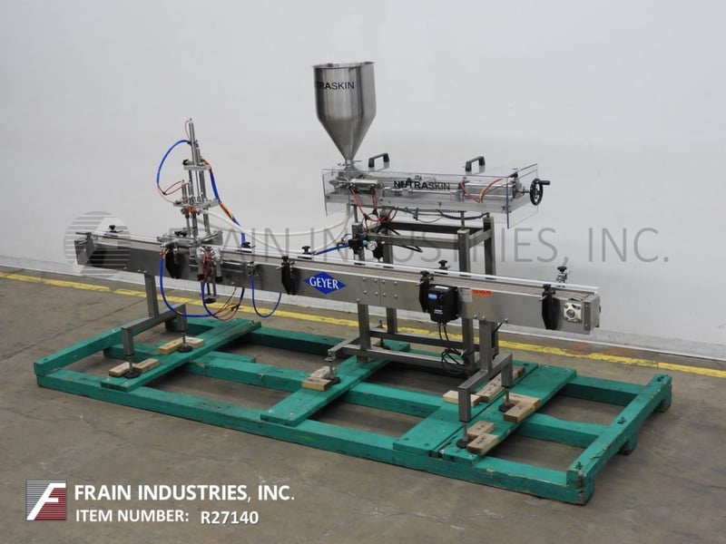 Geyer #Fillmaster-5000, Stainless Steel, dual piston filler / depositor ...