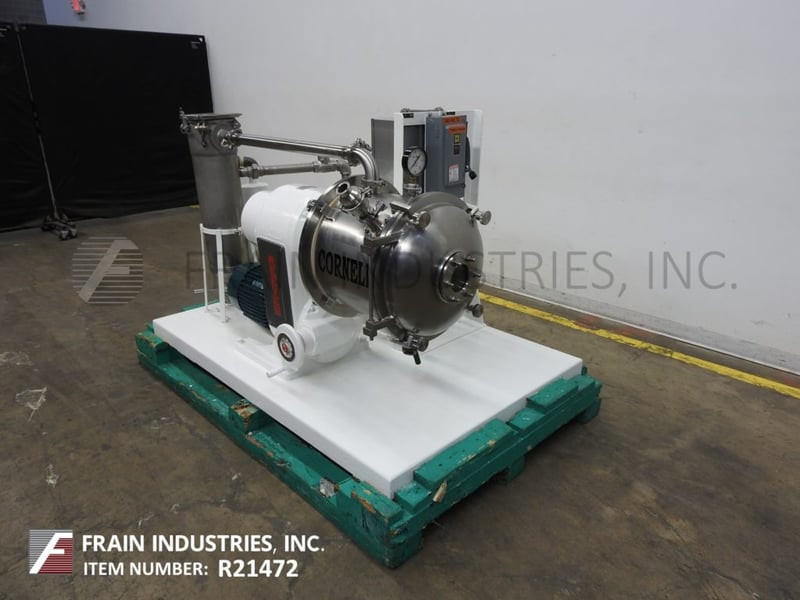 Cornell #D-16, Stainless Steel Sanitary Versator with vacuum system, 7. ...