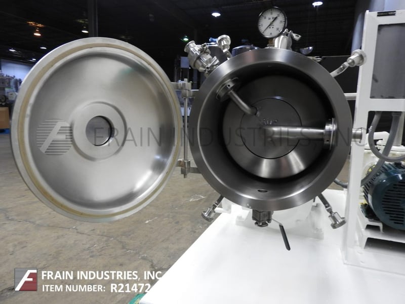 Cornell #D-16, Stainless Steel Sanitary Versator with vacuum system, 7. ...