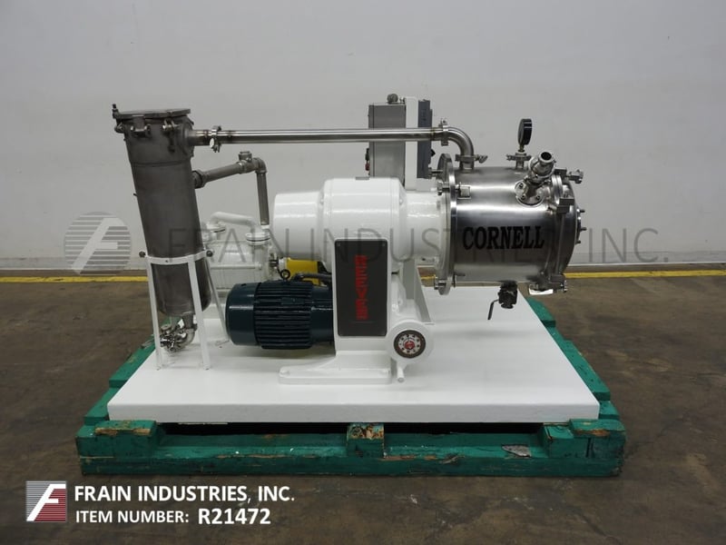 Cornell #D-16, Stainless Steel Sanitary Versator with vacuum system, 7. ...