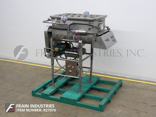 22 cu.ft. RMF #28-0750, 15 ft workable, dual paddle mixer, 304 ... 22 cu.ft. RMF #28-0750, 15 ft workable, dual paddle mixer, 304 ...