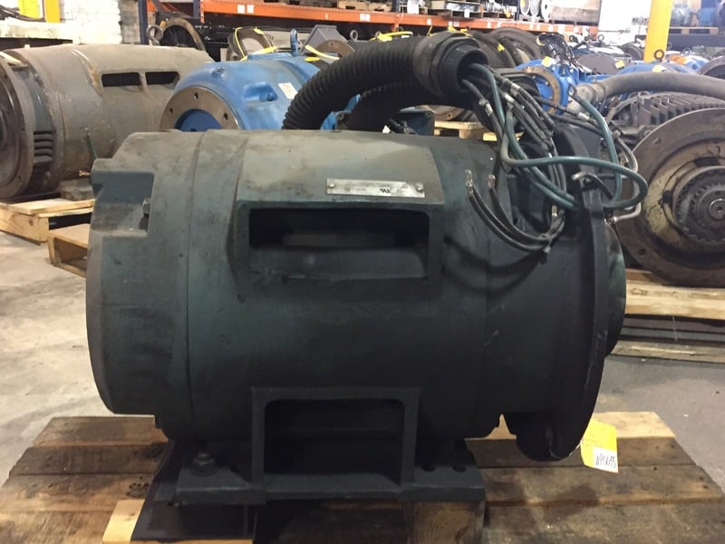 50 HP 3550 RPM Reliance, Frame 324TSD, ODP, 120/60.2 amp, 230/460 Volts ...