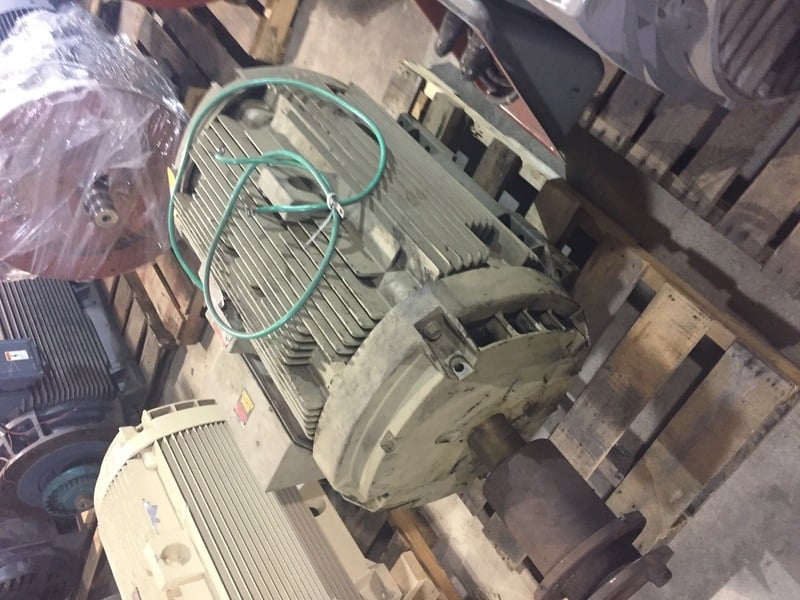 300 HP 1785 RPM General Electric, Frame 449TZ, ODP, (megs bad)325 amp ...