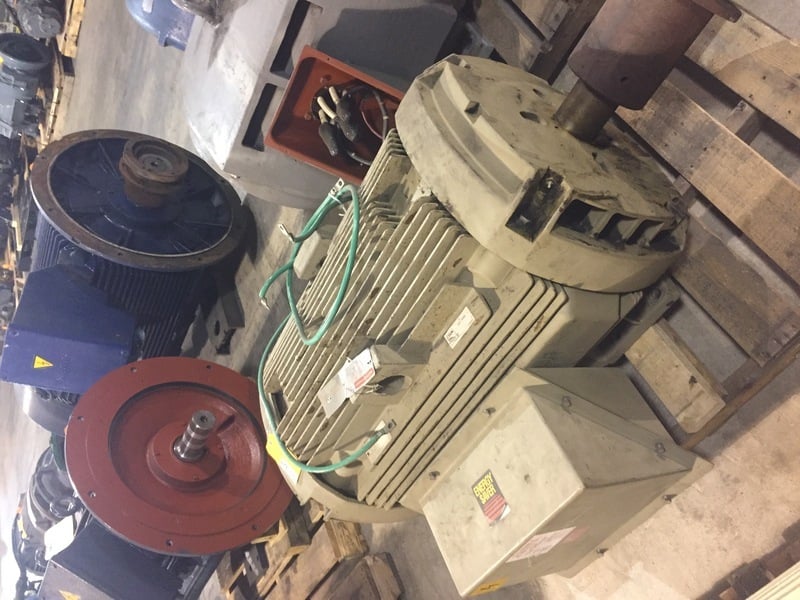 300 HP 1785 RPM General Electric, Frame 449TZ, ODP, (megs bad)325 amp ...