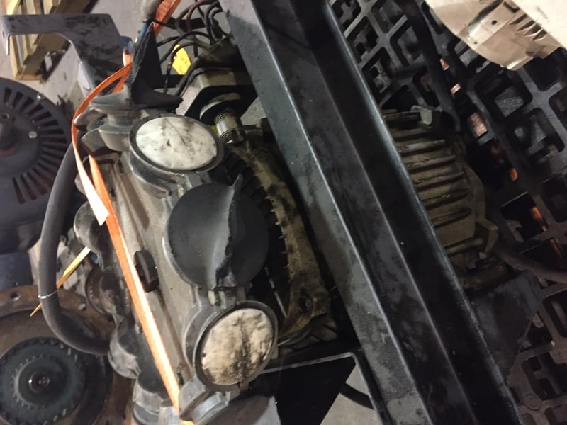 5 HP 1760 RPM General Electric, Frame 184TZ, ODP, 13/6.5 amp, 230/460 ...