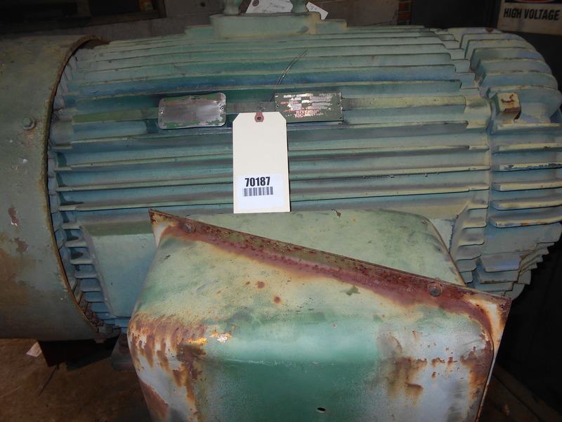 300 HP 1800 RPM Reliance, Frame 445TS, TEFC, 460 Volts for Sale ...