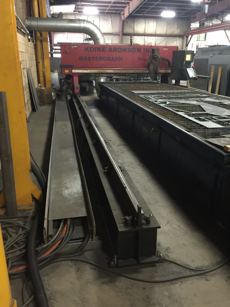 Koike #Mastergraph-Millennium, plasma cut, 5' x 20',Hypertherm HPR400 ...