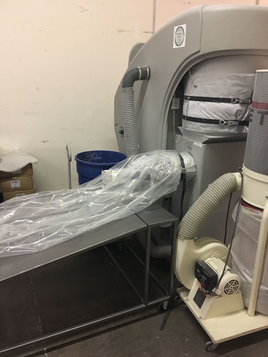 Kobra cyclone shredder with compactor, security level 2,3,4,5,6, cross ...