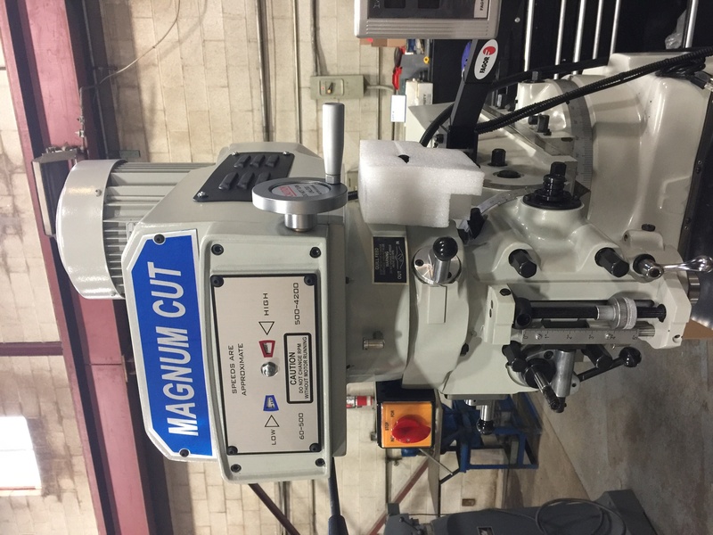 Magnum-Cut #3VS, vertical milling machine, 10" x54" table, 3 HP, one ...