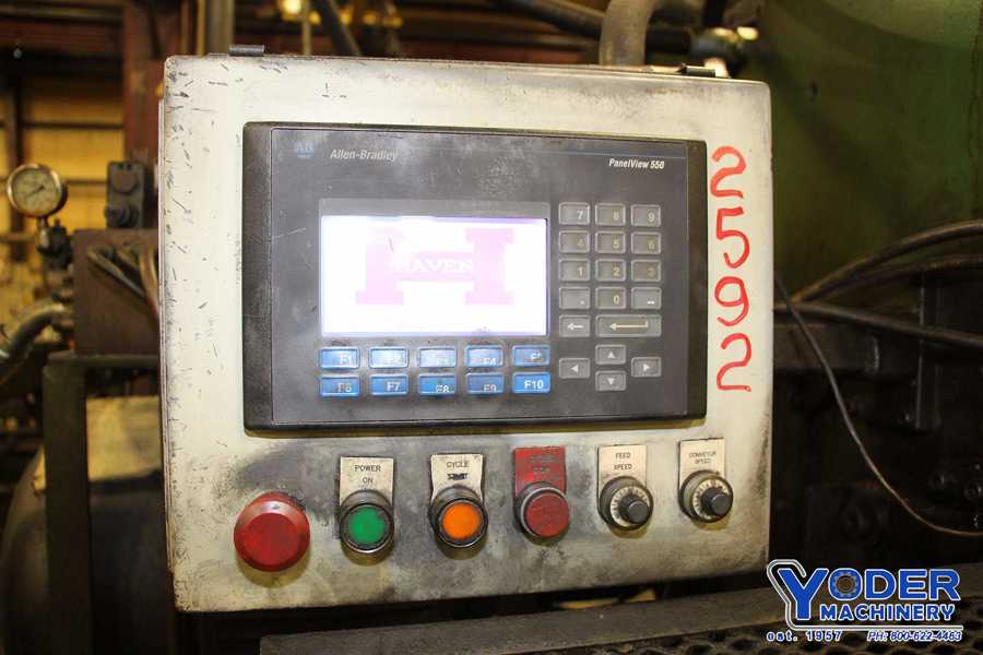 1/2" -3" Haven #873, tube cutoff system, dual blade shear cutting, 2000 ...