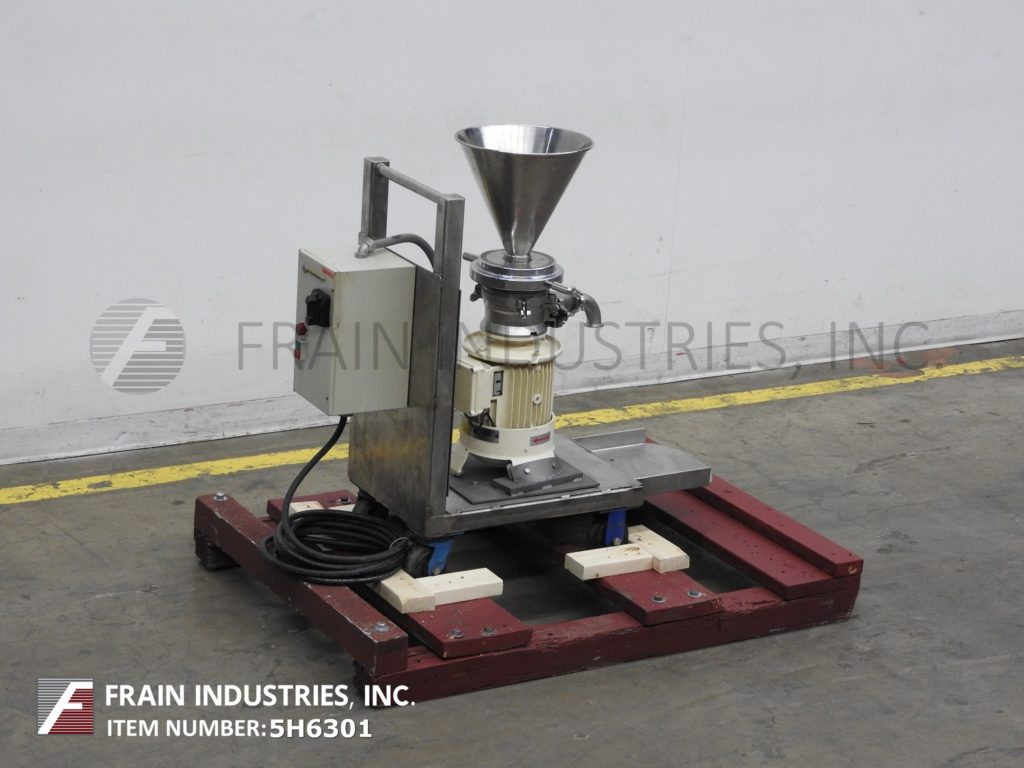 Fryma #MZ-80, Stainless Steel, toothed colloid mill, 100-1000 liters/hr ...