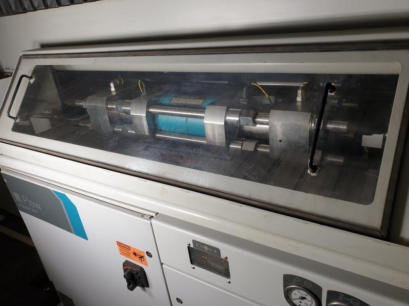 Flow #Mach-3-4020B, CNC waterjet cutting system, 50 HP, 94000 psi, 2013 ...