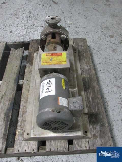 Summit #2196, Stainless Steel, 1" x 1.5" x 6" impeller, 150 psi on base ...