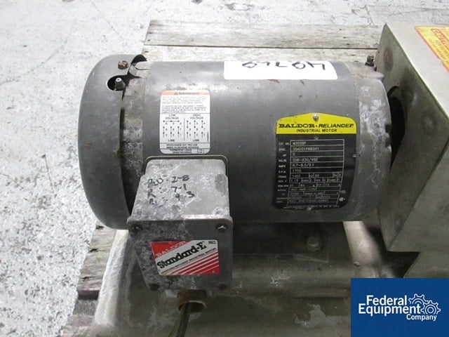 Summit #2196, Stainless Steel, 1" x 1.5" x 6" impeller, 150 psi on base ...