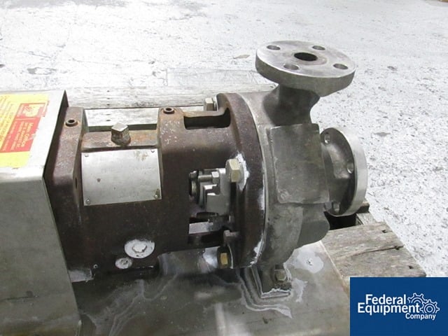 Summit #2196, Stainless Steel, 1" x 1.5" x 6" impeller, 150 psi on base ...