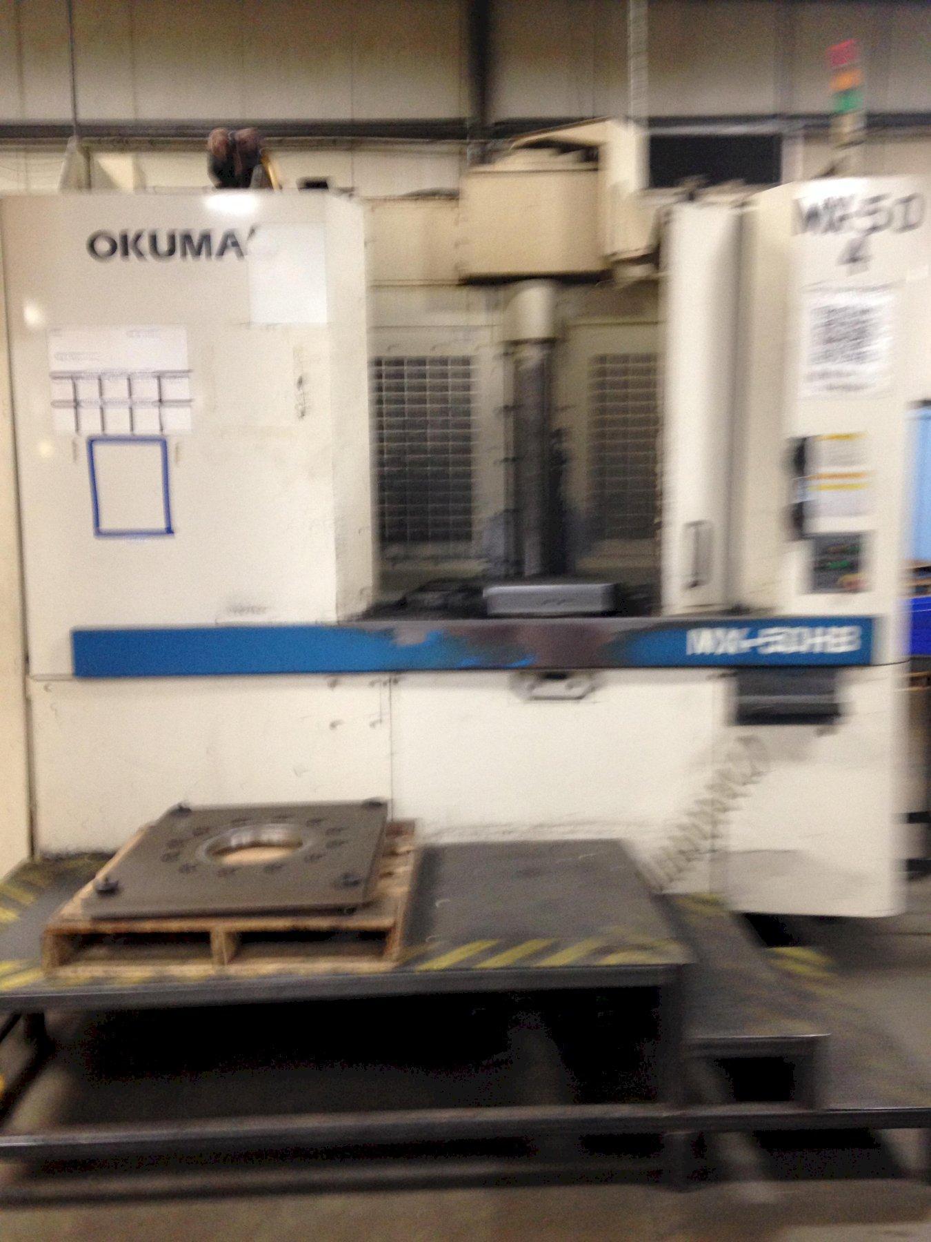 Okuma #MX-50HB, CNC horizontal machining center, OSP-U100M, 27.5" X, 31 ...