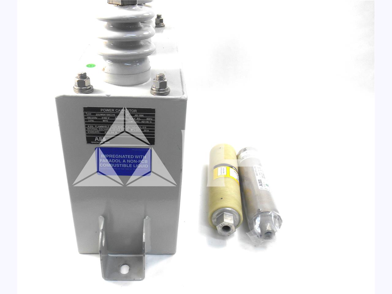 ABB Three Phase Capacitor Bank New 4160v, 100kvar, 75 KV Bil For Sale ...